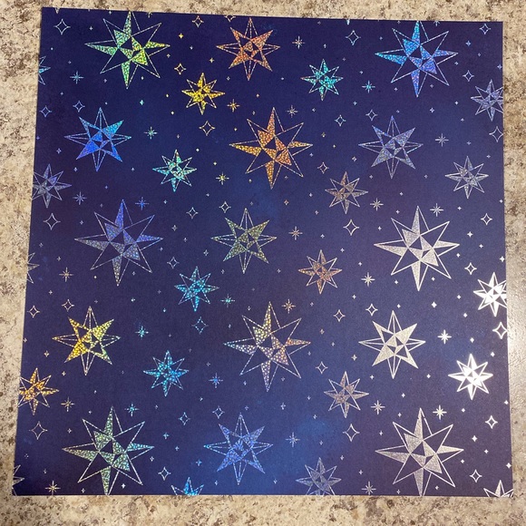 Wall Decor | Holographic Stars Art Print | Poshmark
